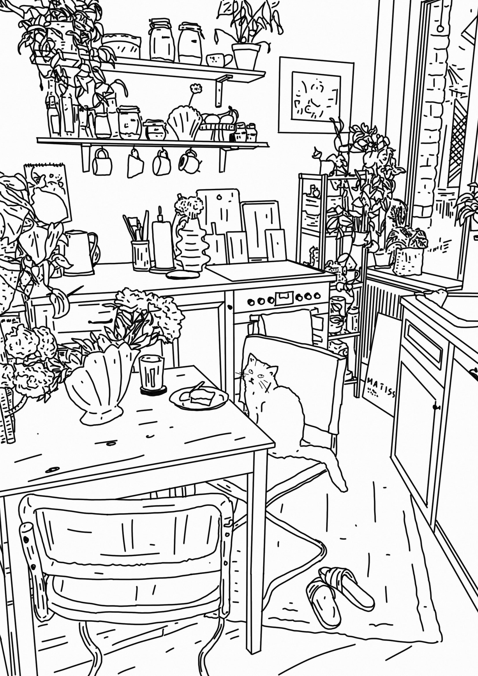 Digital Colouring Page - Etsy