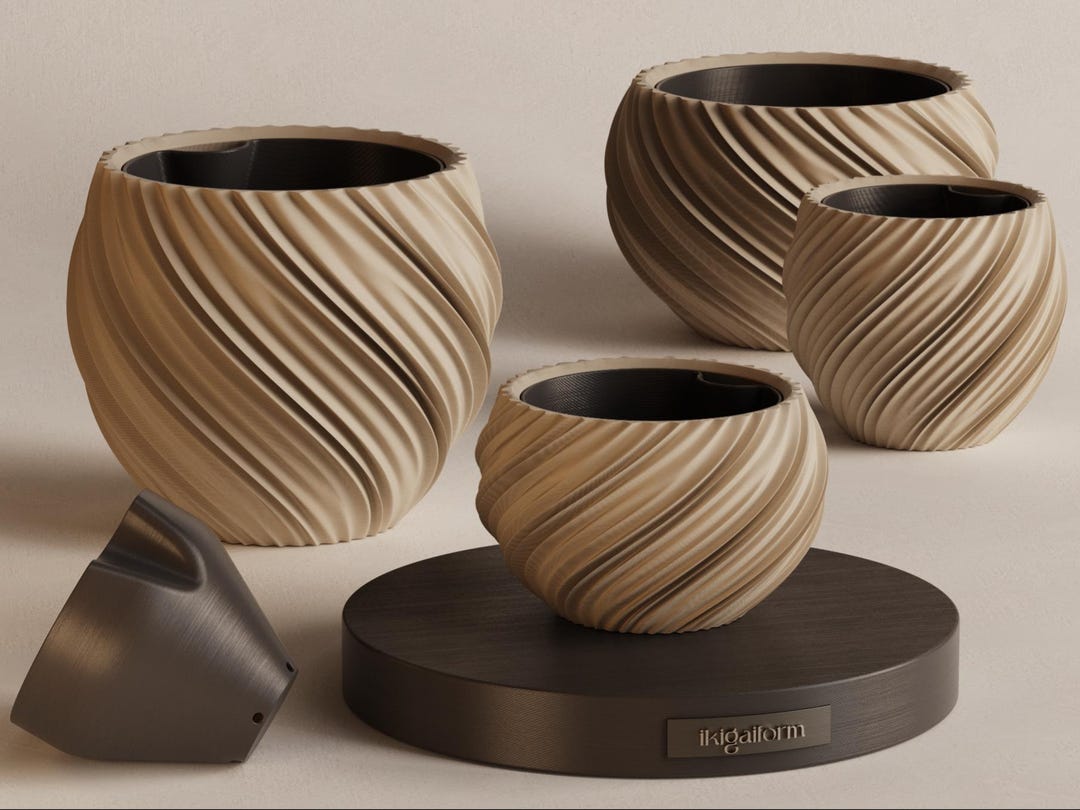 Aya Collection — Self-watering Pots & Planters - Etsy