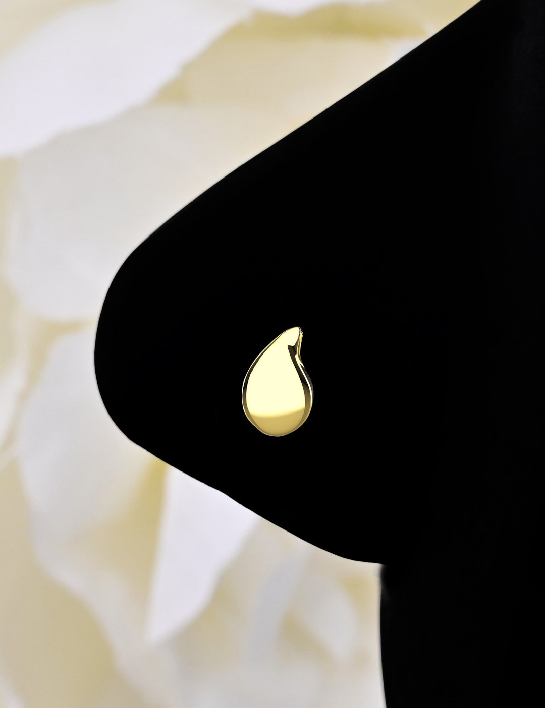 Cute Water Drop Nose Stud, Stunning Drop Nose Pin, Tiny Cool Nose ...