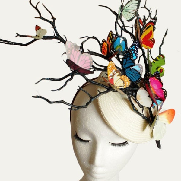 Butterfly Fascinator - Etsy