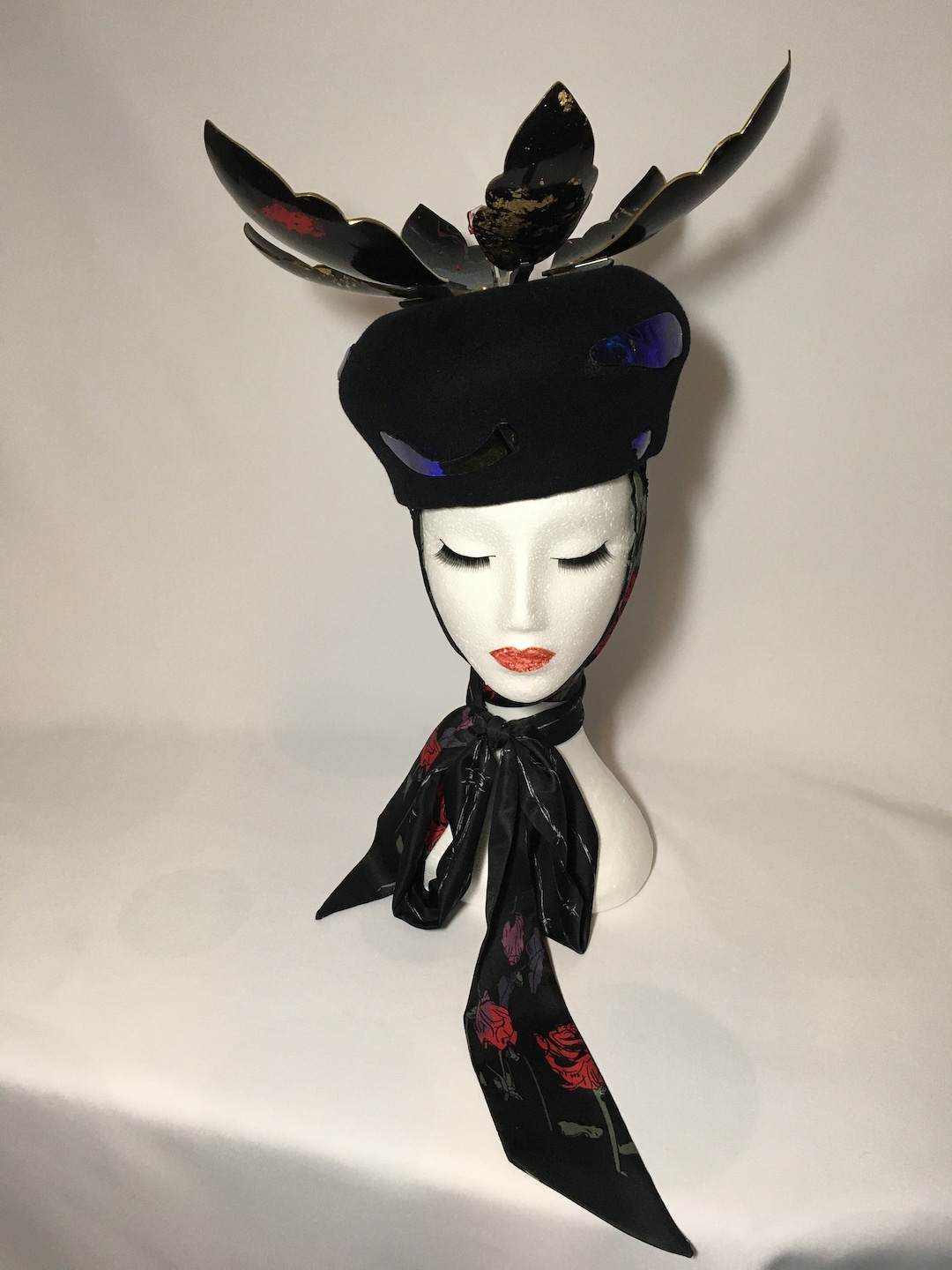 Bloom Kinetic Headpiece Robotic Headdress Blooming Flower Electronic ...