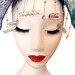 Ocean Wave Statement Headpiece – Avant Garde Water-themed Hat, Royal ...