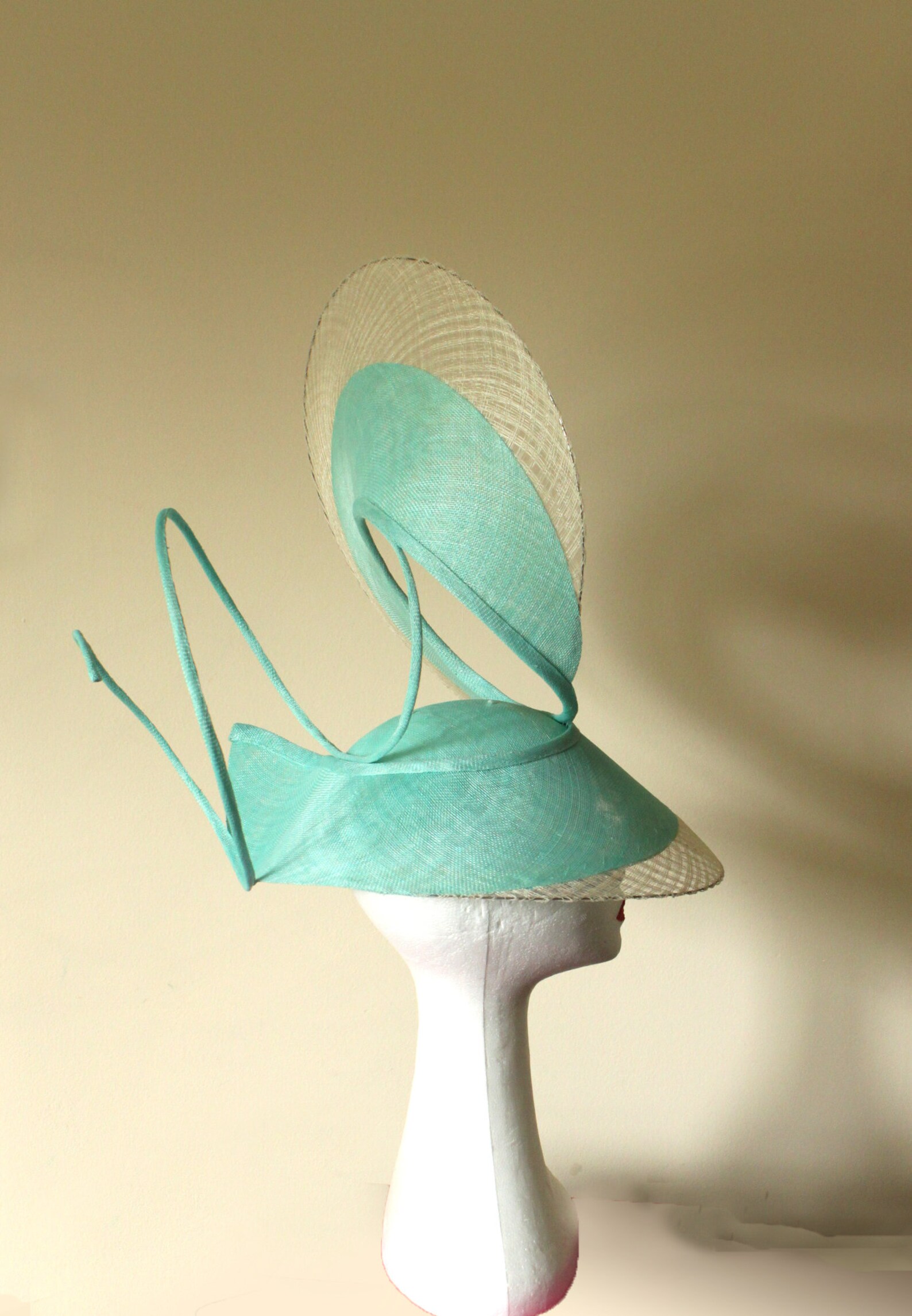 Sculptural Hat Architectural Sinamay Headpiece Royal Ascot Collection ...