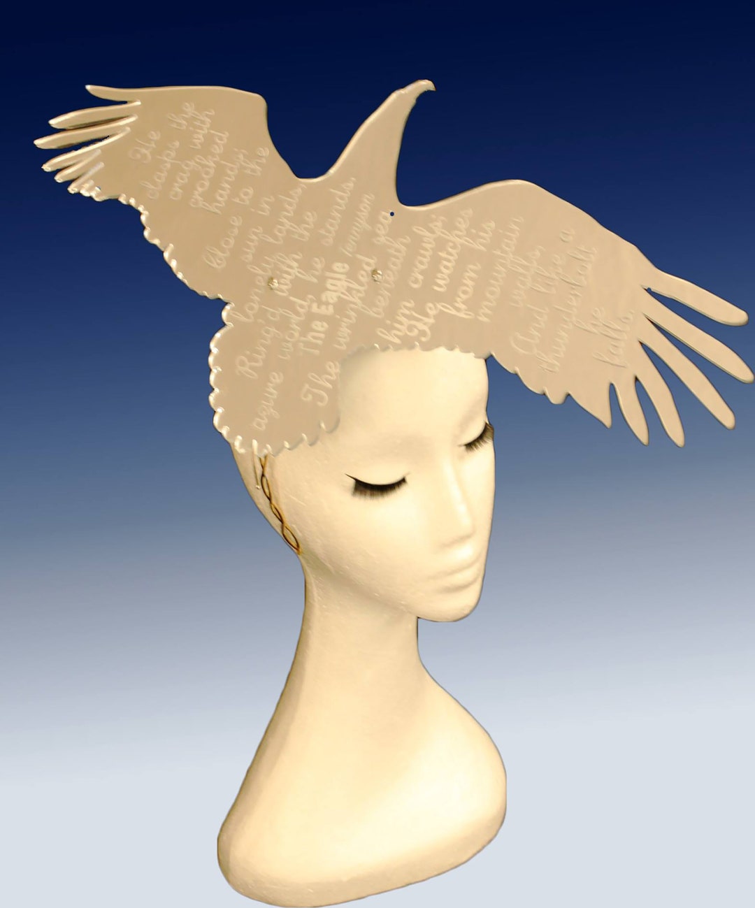 Flying Eagle Headpiece State of the Art Hat Poetry Hat Mirror Headpiece ...