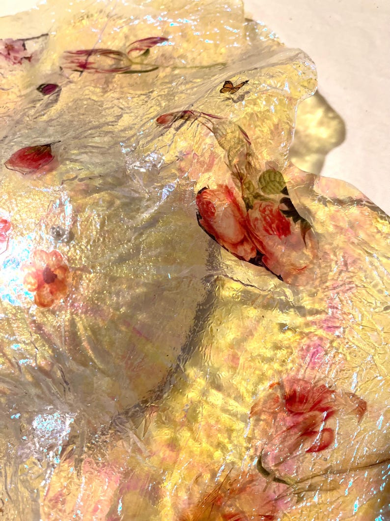 Transparent Sculptural Fascinator, Floral Hat, Pink Shades, Poetic ...