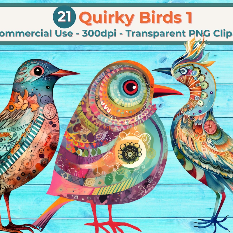 Whimsical Bird Art - Etsy