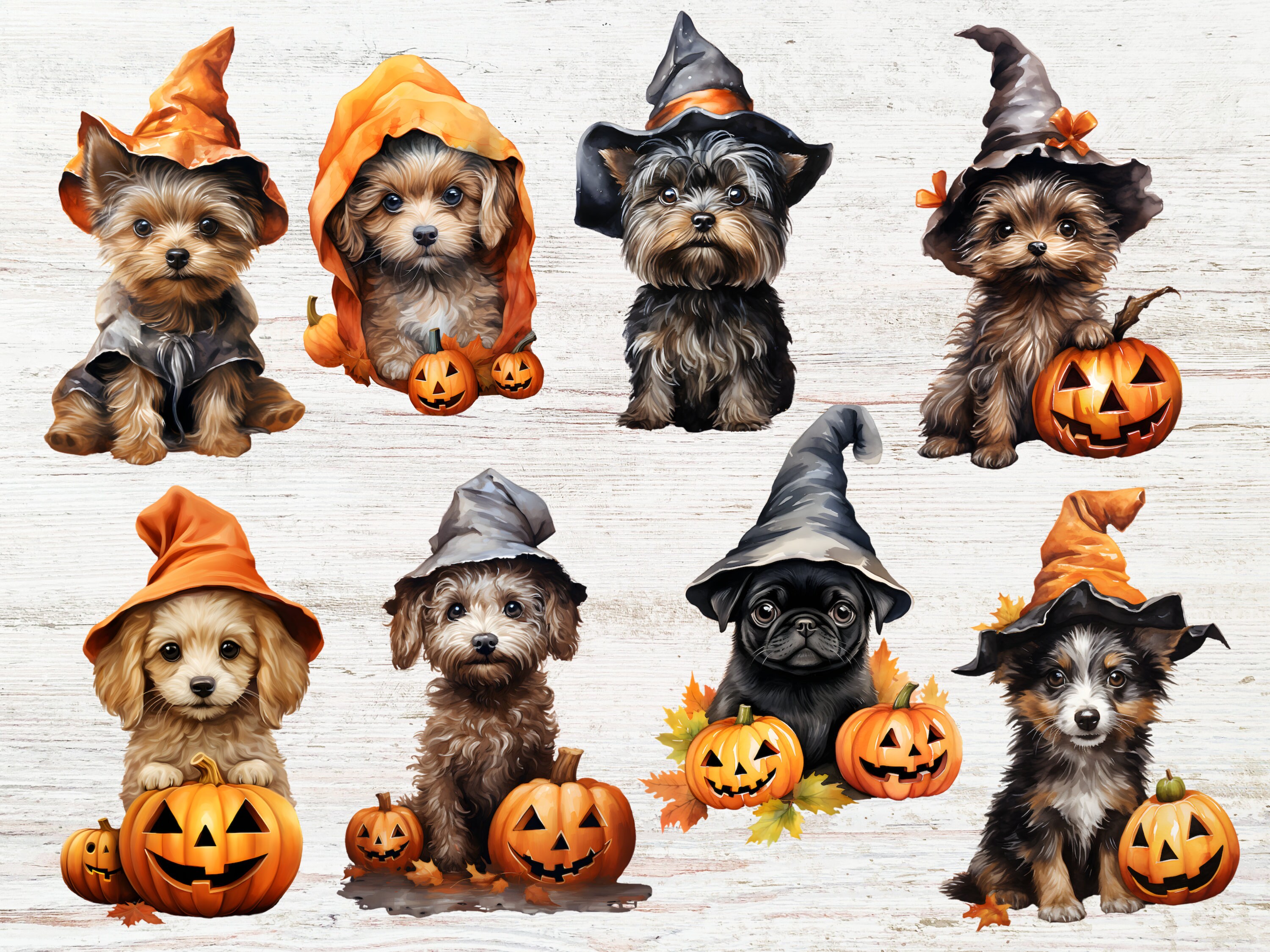 Halloween Dogs Clipart, PNG Transparent, Halloween Illustrations ...