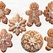 Gingerbread Cookie Clipart Bundle, Transparent Pngs, Commercial Use ...