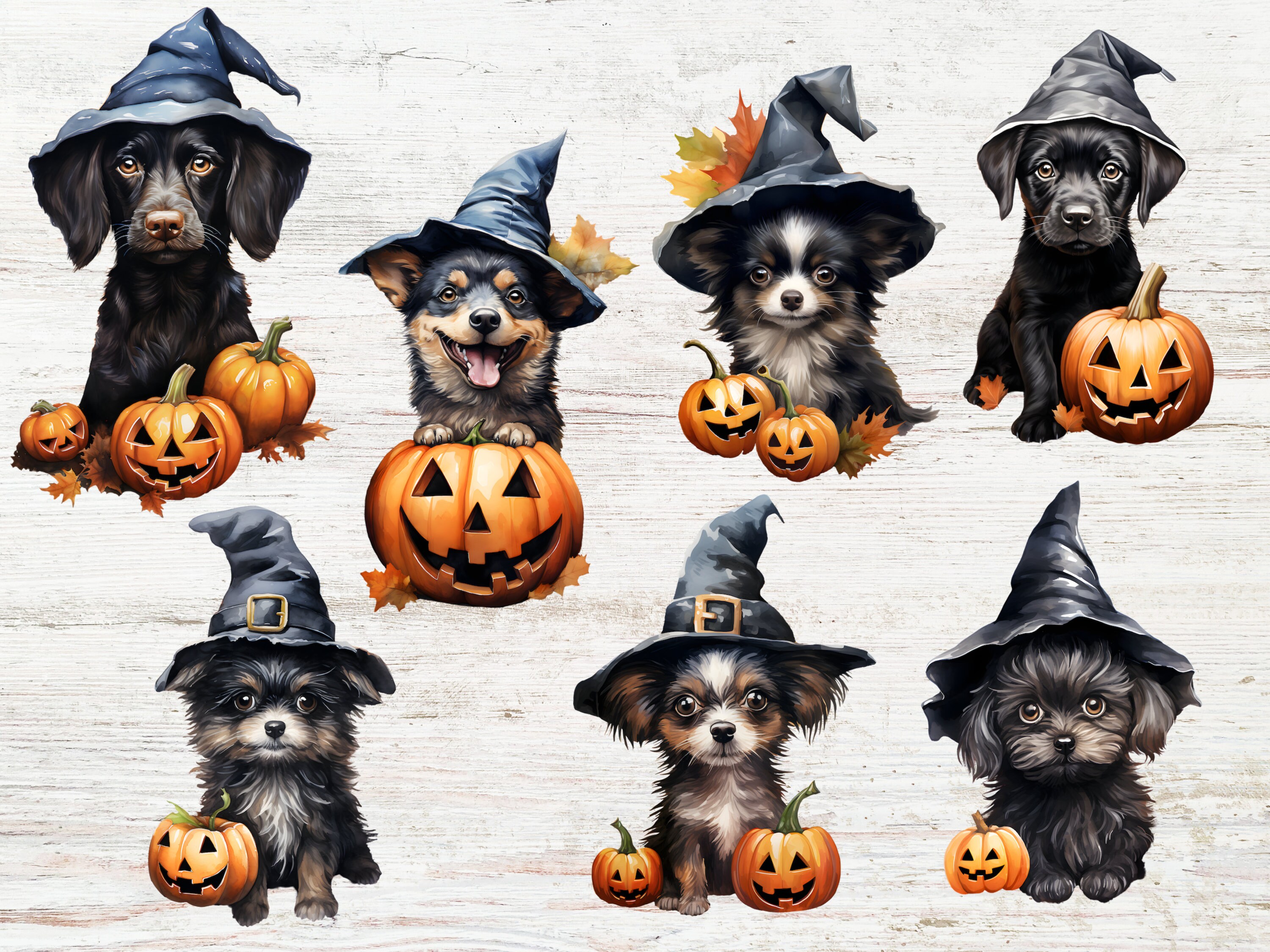 Halloween Dogs Clipart, PNG Transparent, Halloween Illustrations ...