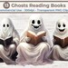 Ghost Reading Book Clipart, PNG Transparent, Halloween Illustrations ...