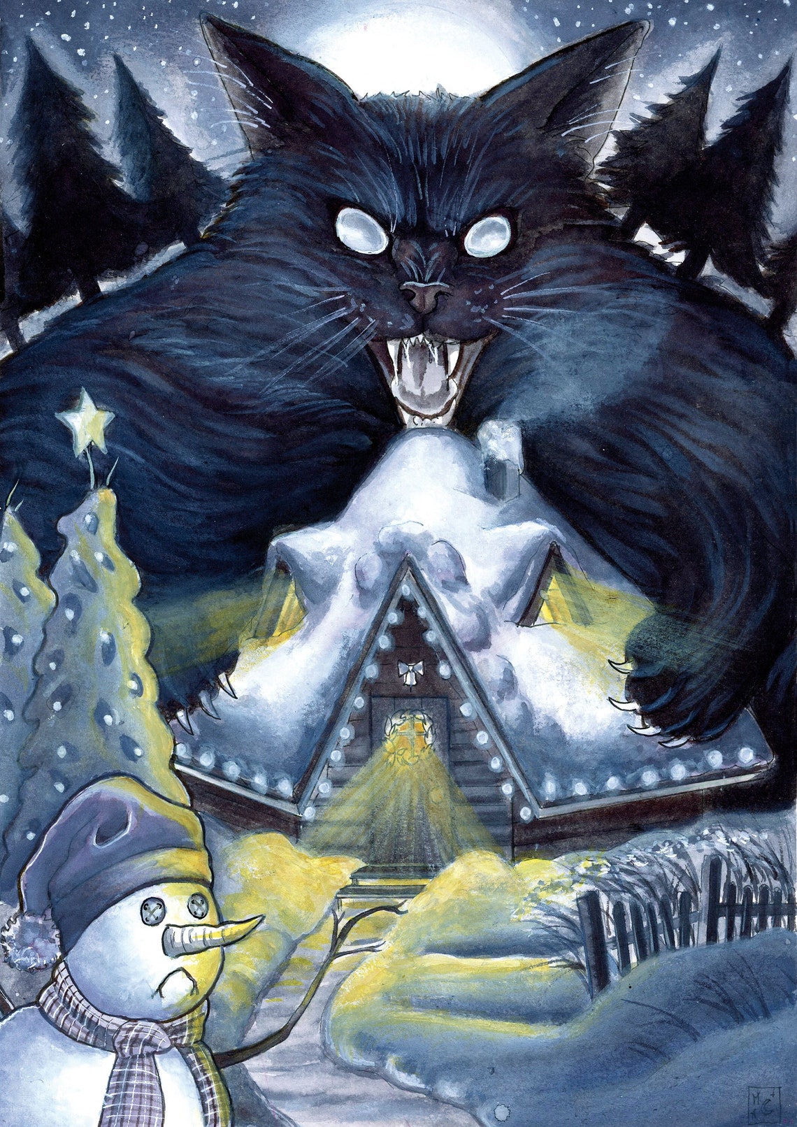 Yule Cat - Etsy