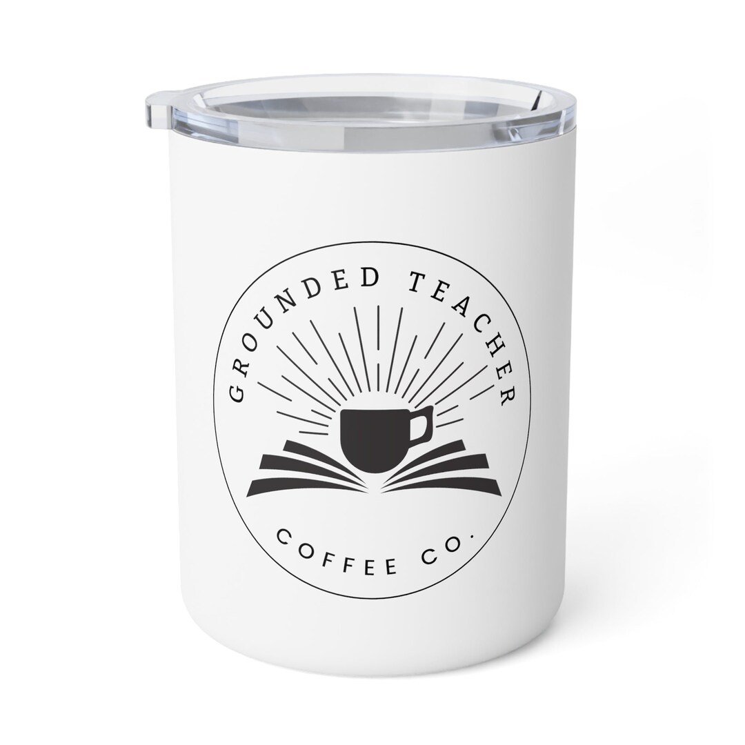 Grounded Teacher Open Book Insulated Coffee Mug 10oz - Etsy
