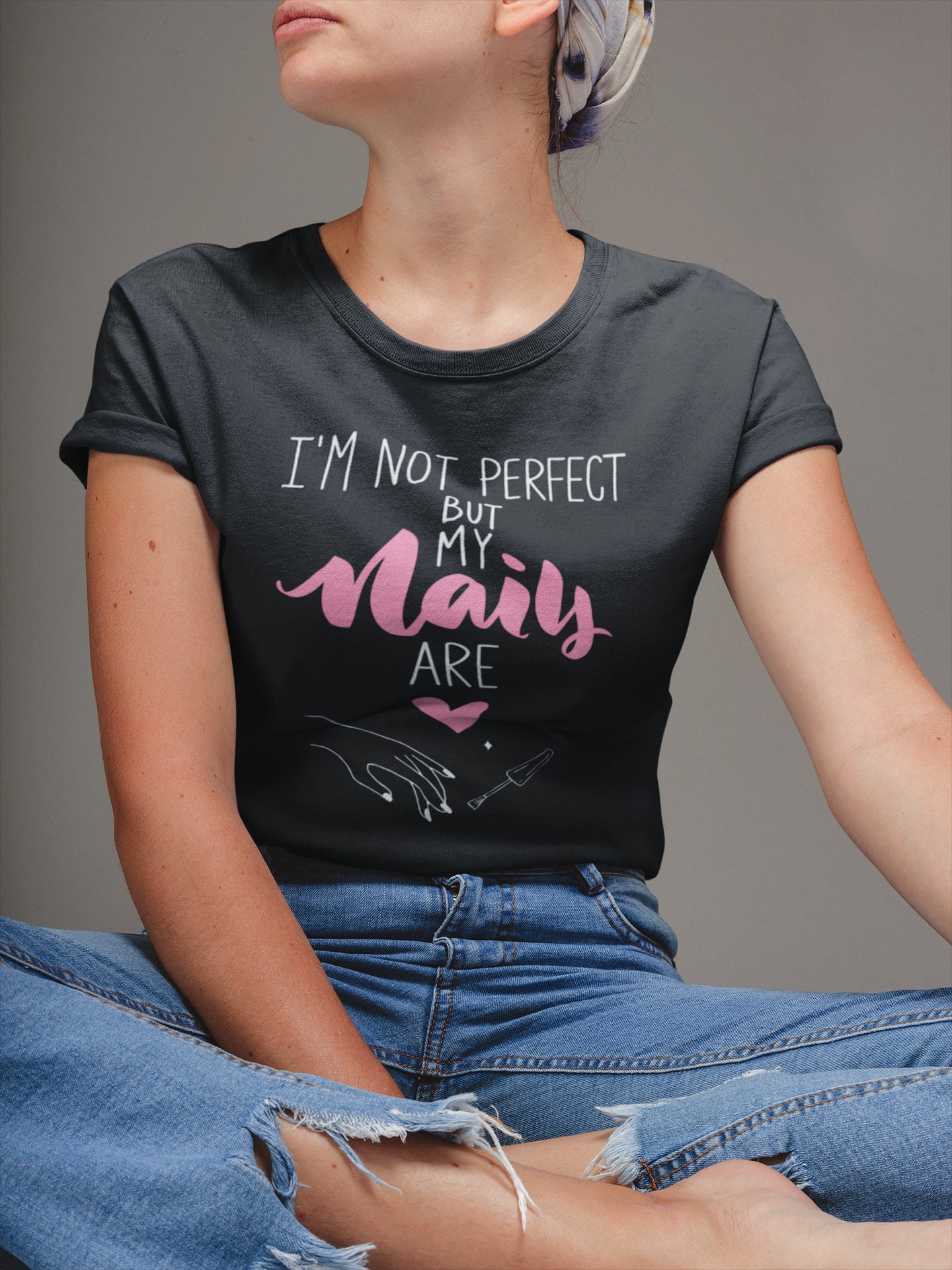 Funny Nail T-shirt, Nail Tech Shirt, Manicurist Shirt, Nail Artist ...