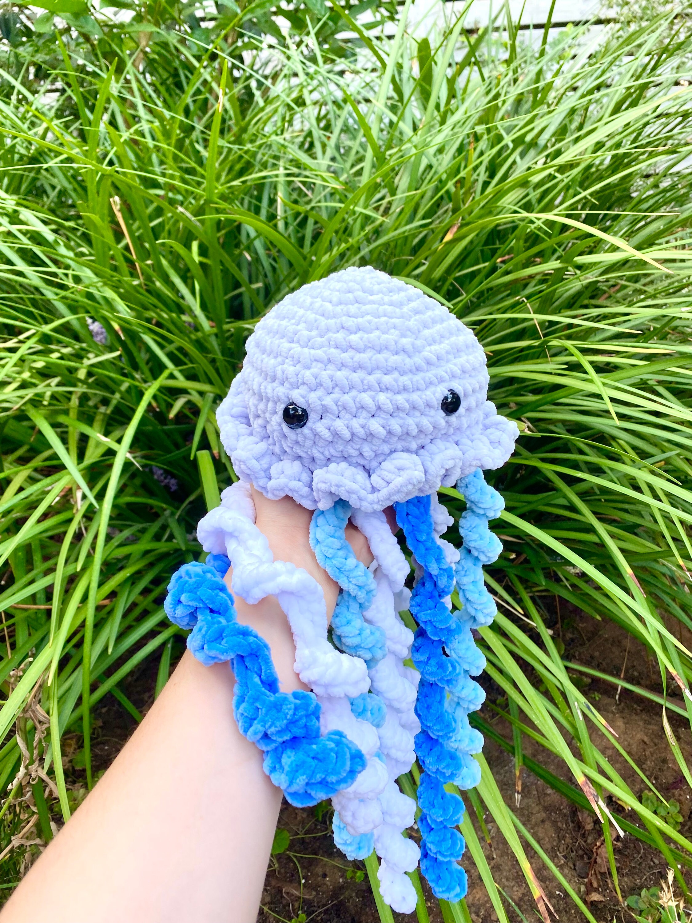 Crochet Jellyfish Plushie - Etsy