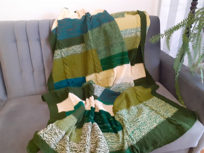 Hand-made Blanket Made of Various Kinds of Wool - Etsy