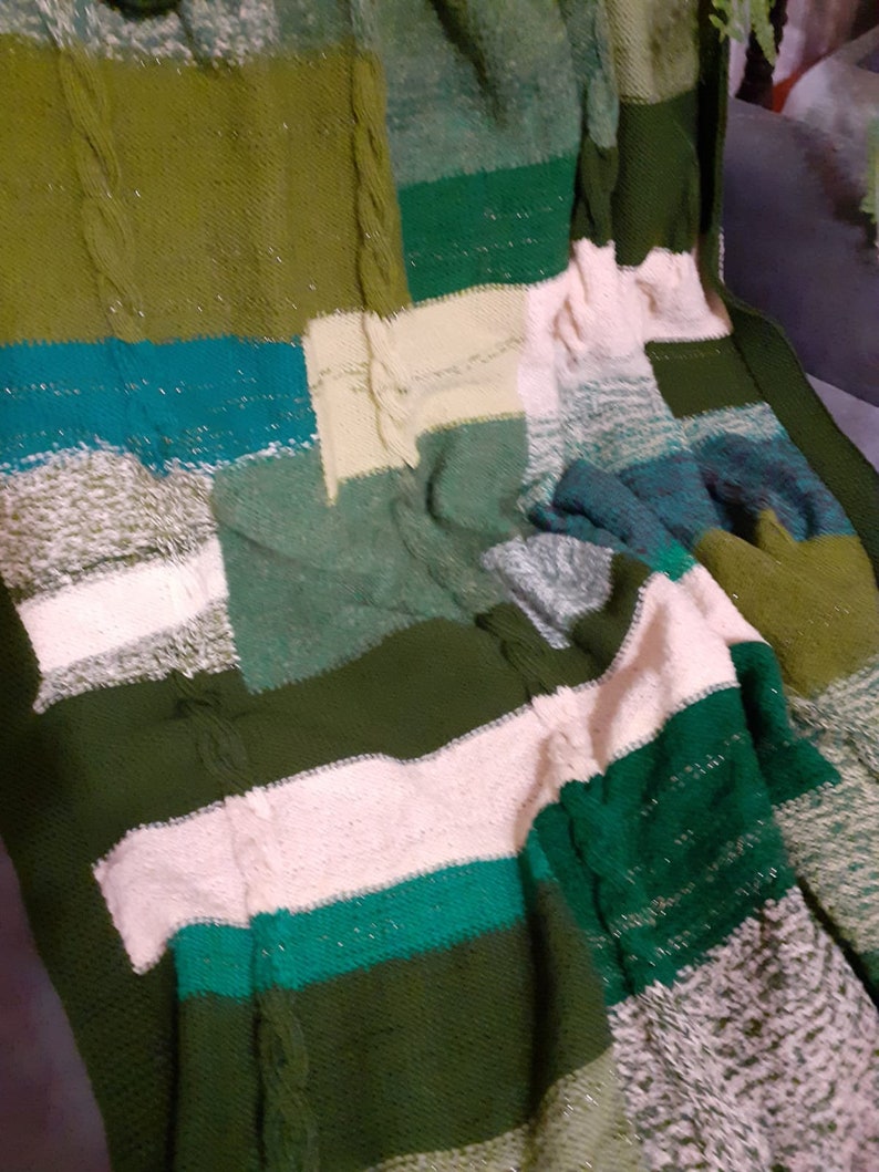 Hand-made Blanket Made of Various Kinds of Wool - Etsy