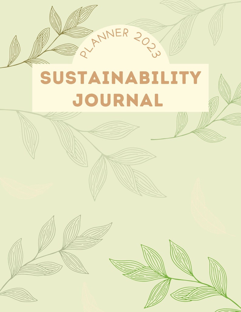 Sustainability Journal Daily to Do List Printable Instant - Etsy