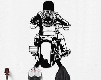 Metal Motorcycle Helmet Holder - Etsy