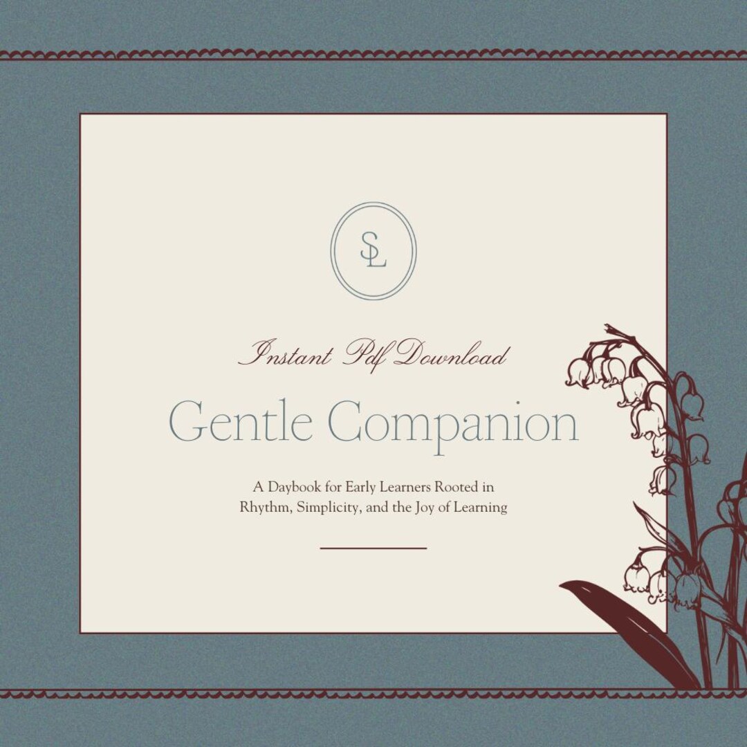 The Gentle Companion | Instant PDF Download | Planner, Daybook ...