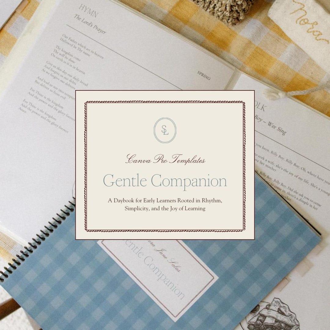 The Gentle Companion | Editable Templates | Planner, Daybook, Notebook ...