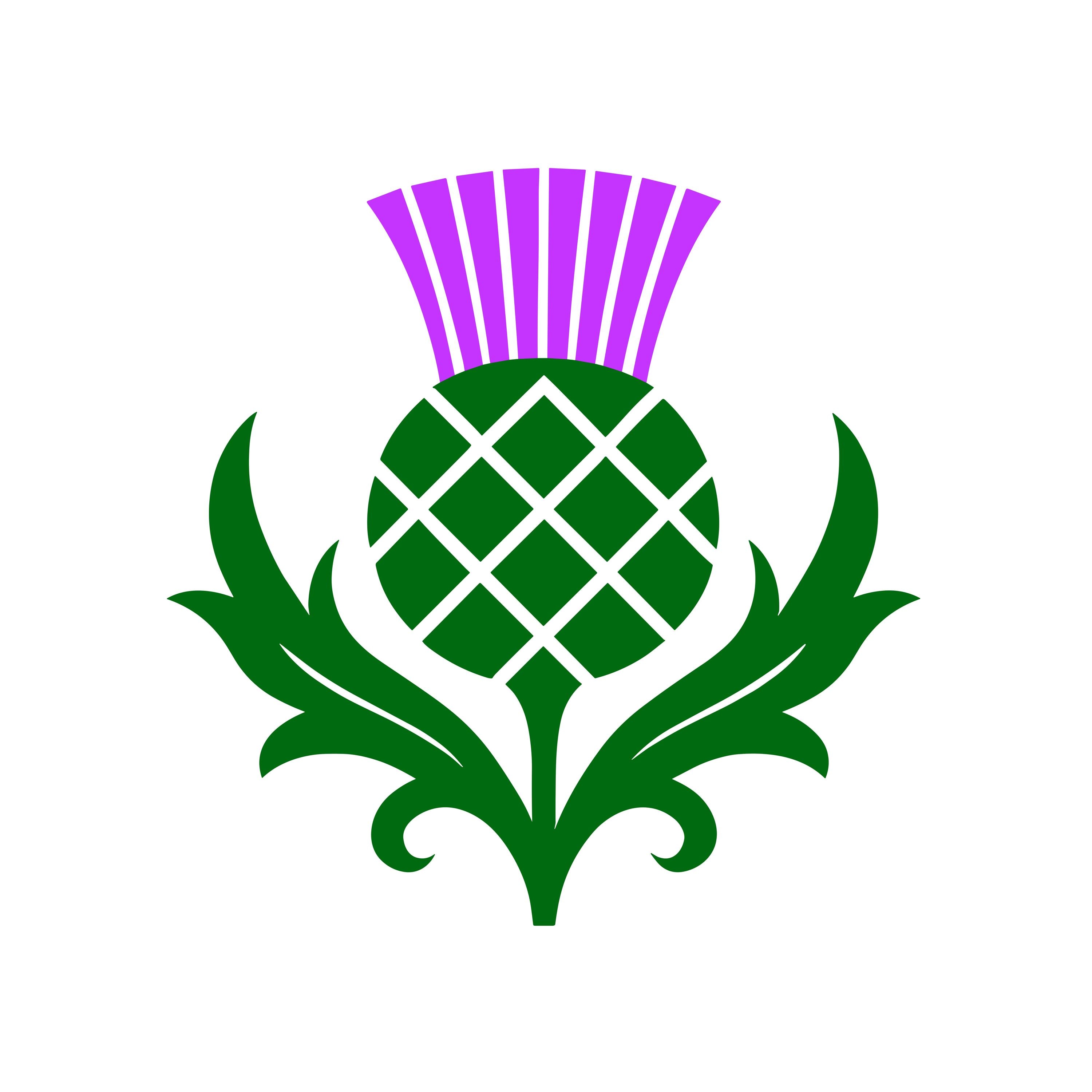 Scottish Thistle SVG Cut File – 10 File Formats | Printable Digital ...