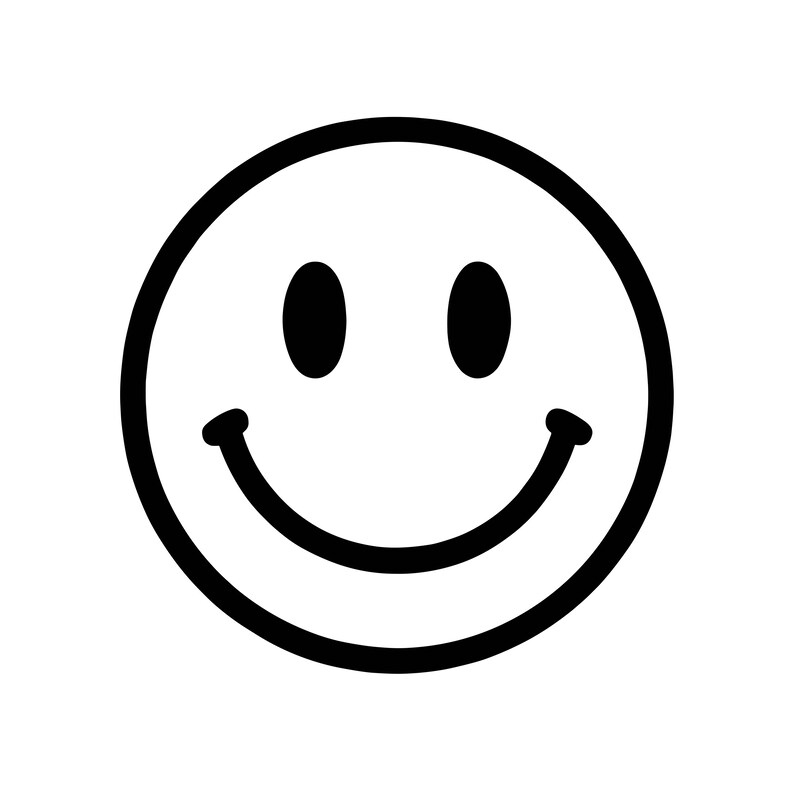 Smiley Face SVG - 10 File Format Bundle | Fun Cartoon Outline Cut File ...