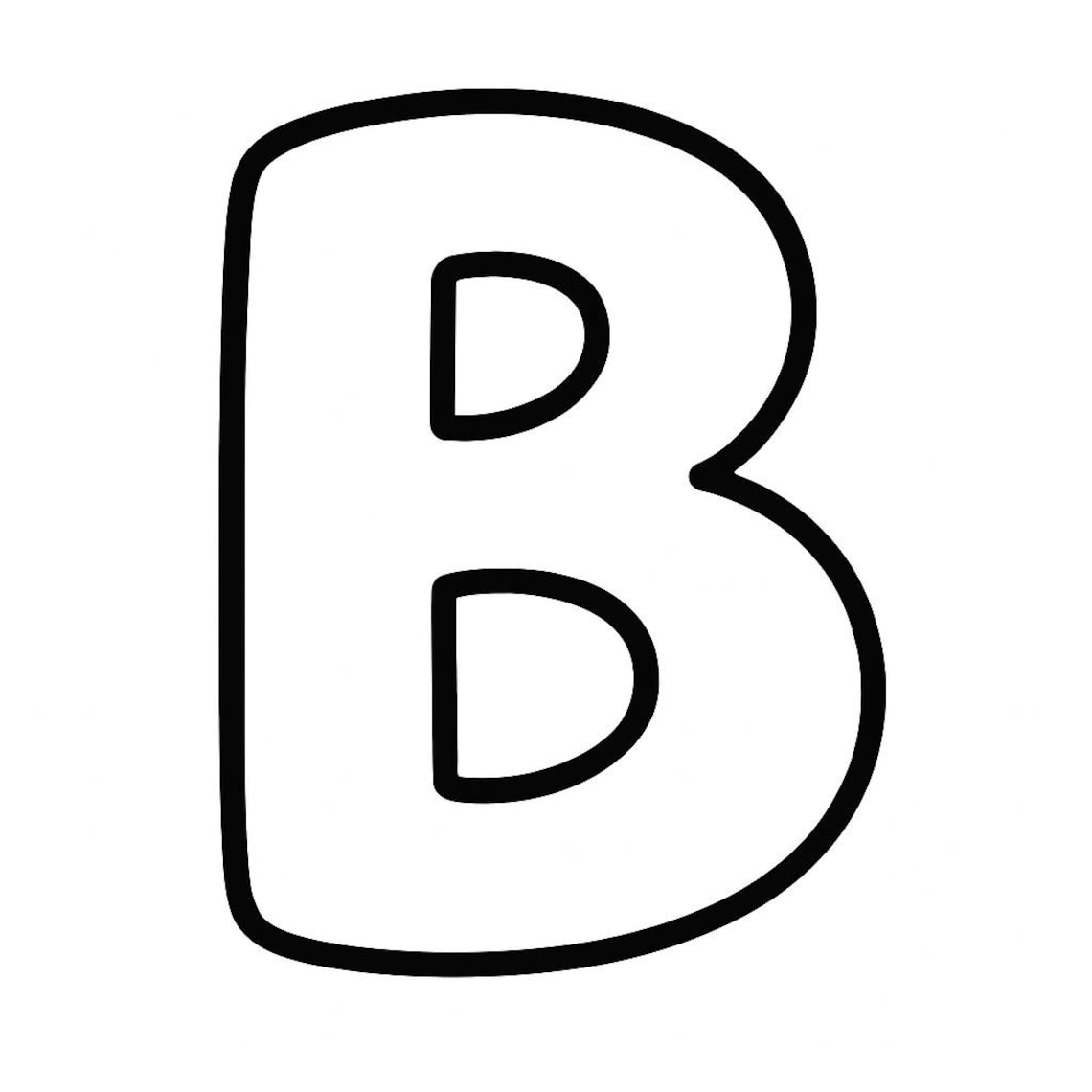 Bubble Alphabet PDF Printable – 27 Page Uppercase Letter Pack | A-Z ...