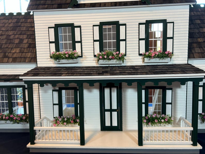 Hand Made Completed NEW WOODEN DOLLHOUSE - Etsy
