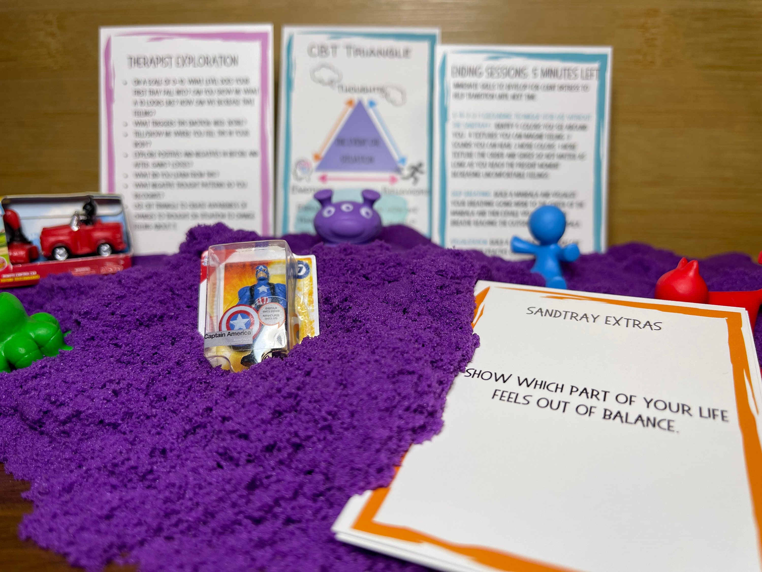 Patterns in the Sandtray: Therapist Directed Cards for Counseling - Etsy