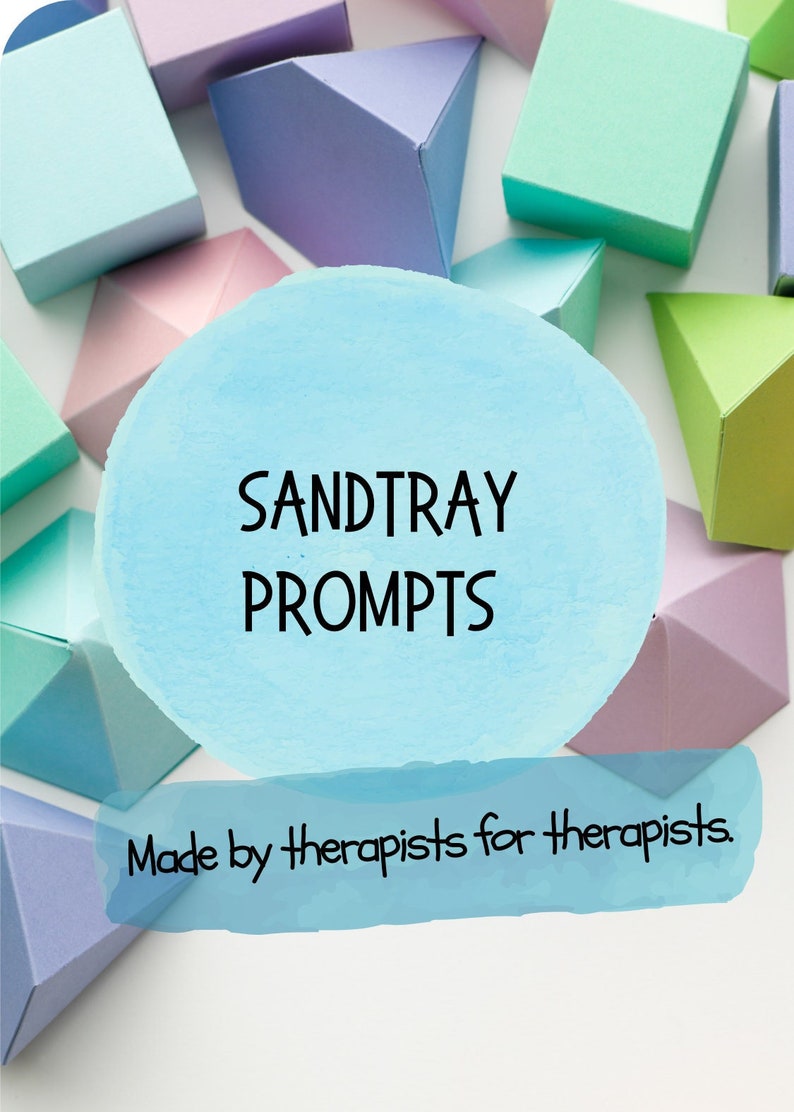 Downloadable Sandtray Cards for Therapists - Etsy