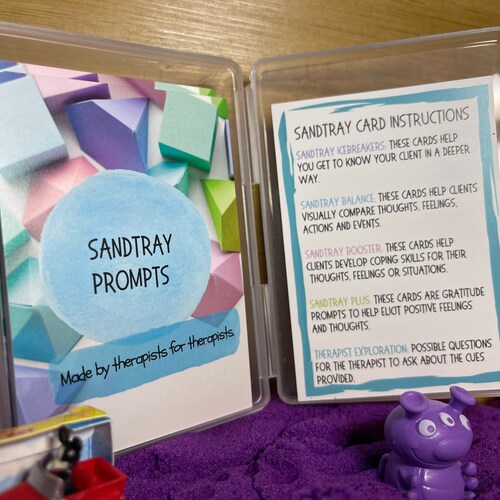 Downloadable Sandtray Cards for Therapists - Etsy