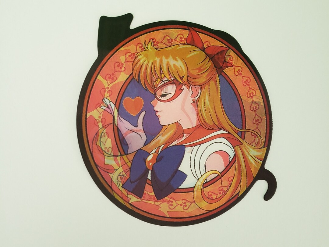 Magical Girl Trio, Peeker Sticker, 3D Lenticular Car Sticker, Motion ...