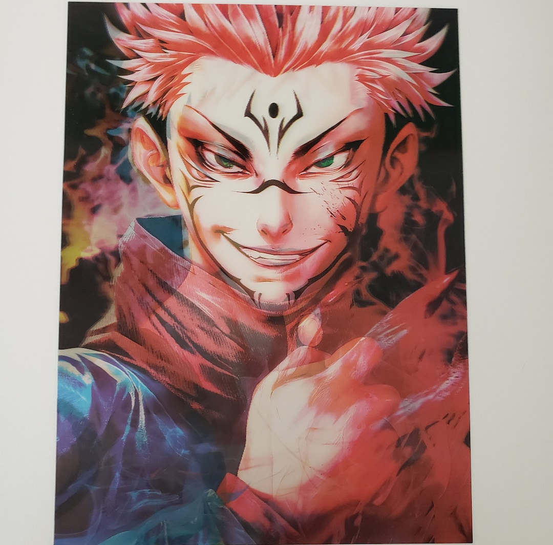 Malevolent Cursed Spirit, 3D Lenticular Poster, Motion Poster - Etsy