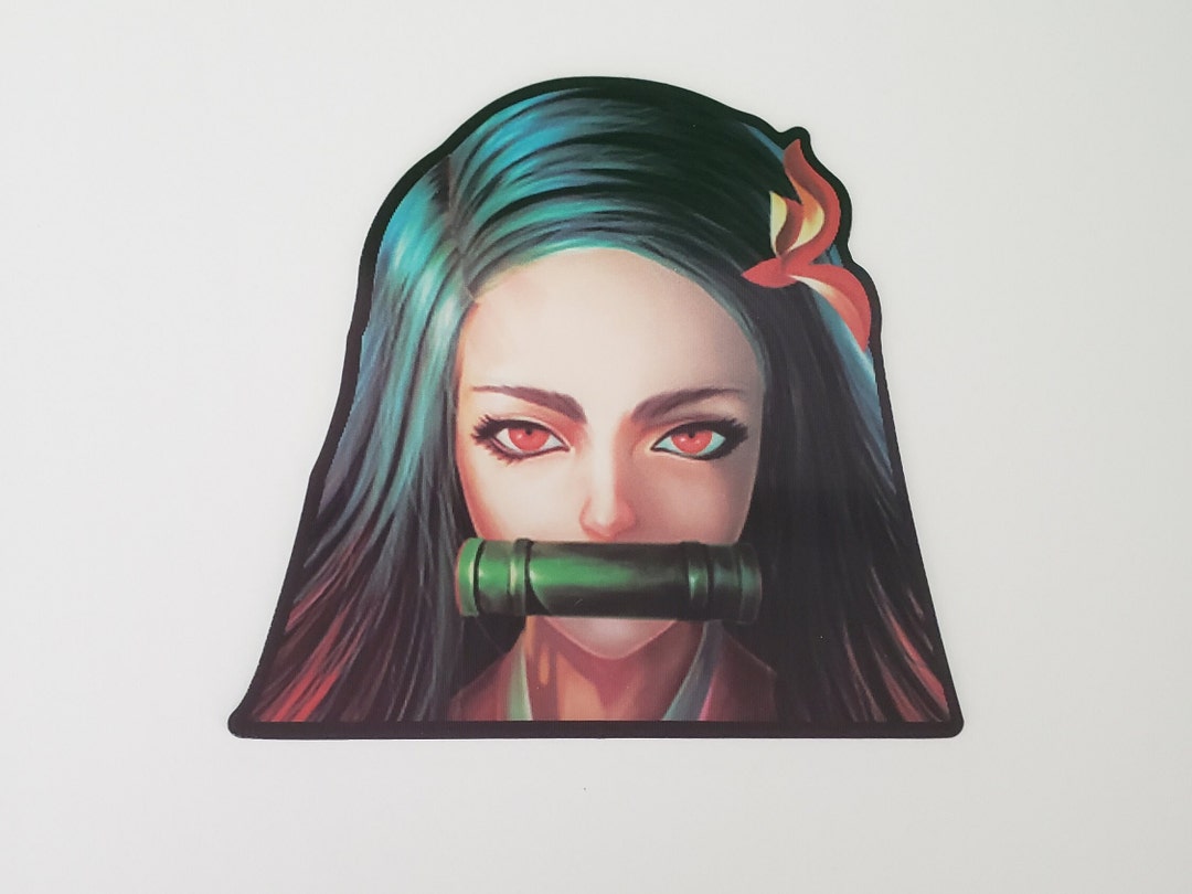 Demon Girl, Peeker Sticker, 3D Lenticular Car Sticker, Motion Sticker ...