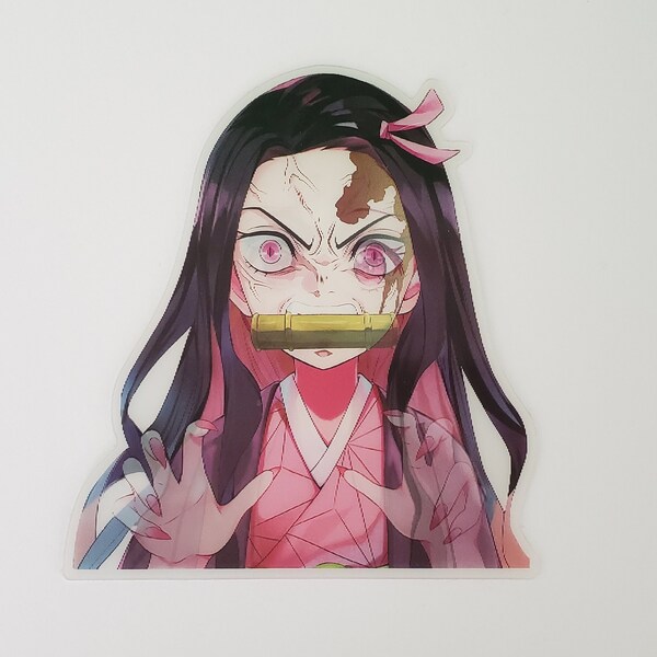 Anime Girl 3d Sticker - Etsy