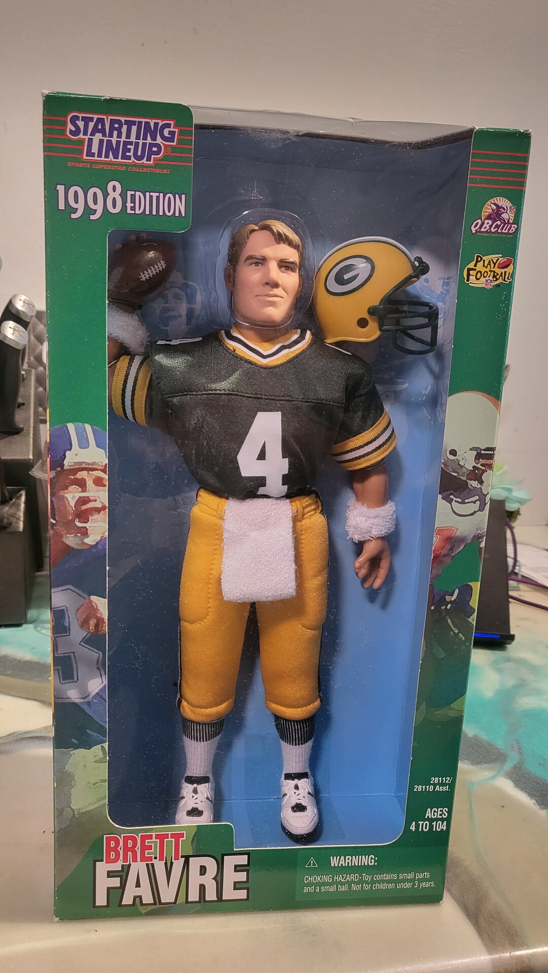 1998 Brett Farve Startung Lineup Doll - Etsy