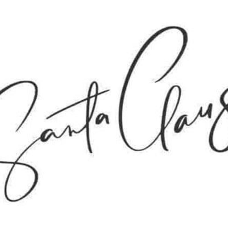 Santa Signature - Etsy
