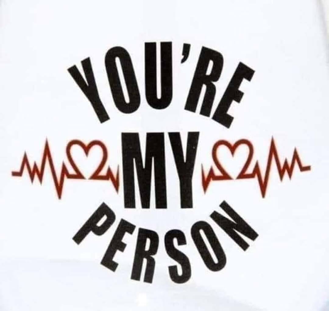 You’re My Person SVG File Instant Download, Valentines Heartbeat ...