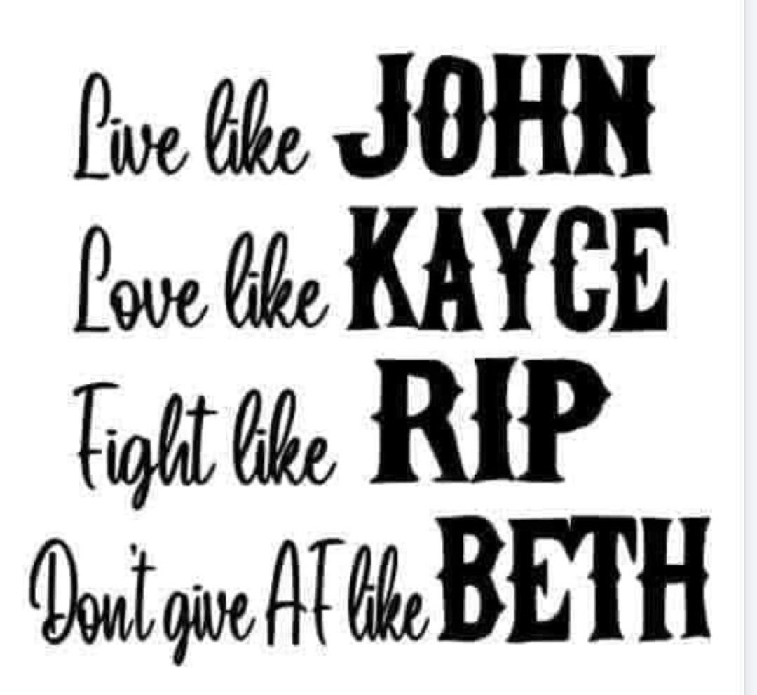 Yellowstone Saying SVG File Instant Download, Yellowstone Quotes Cut ...