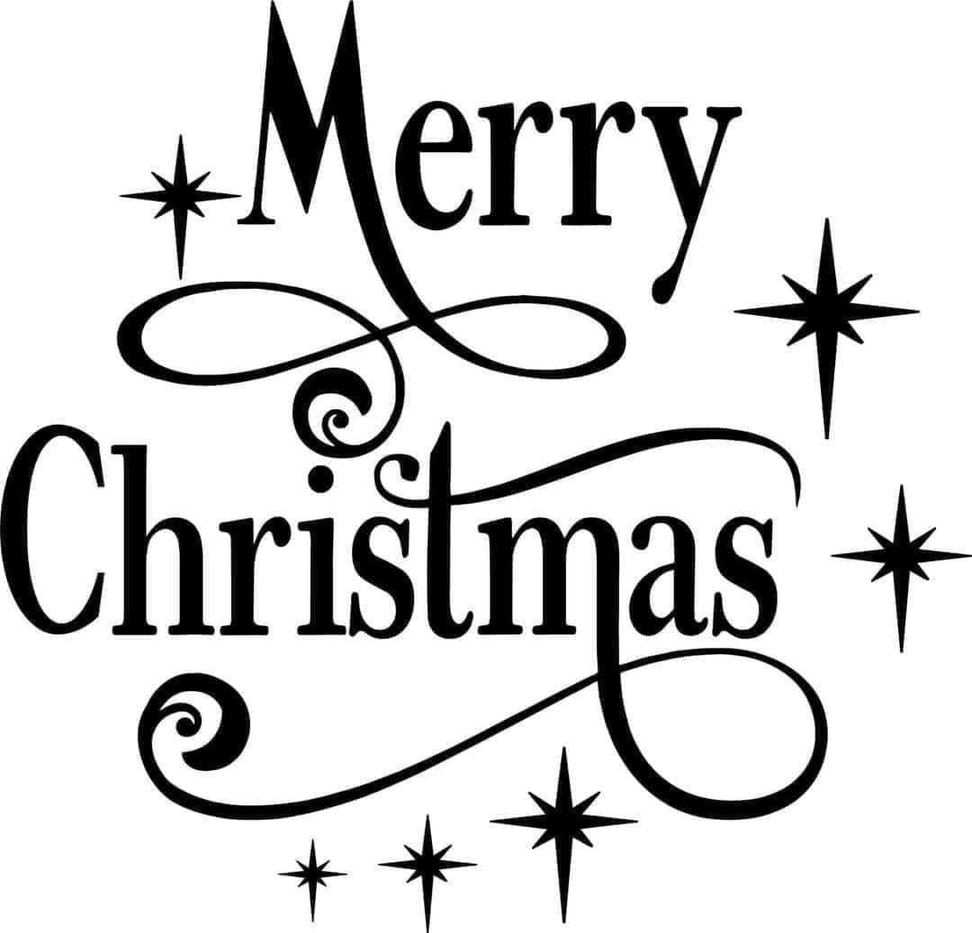 Merry Christmas SVG File Instant Download, PNG, Christmas Cut File for ...
