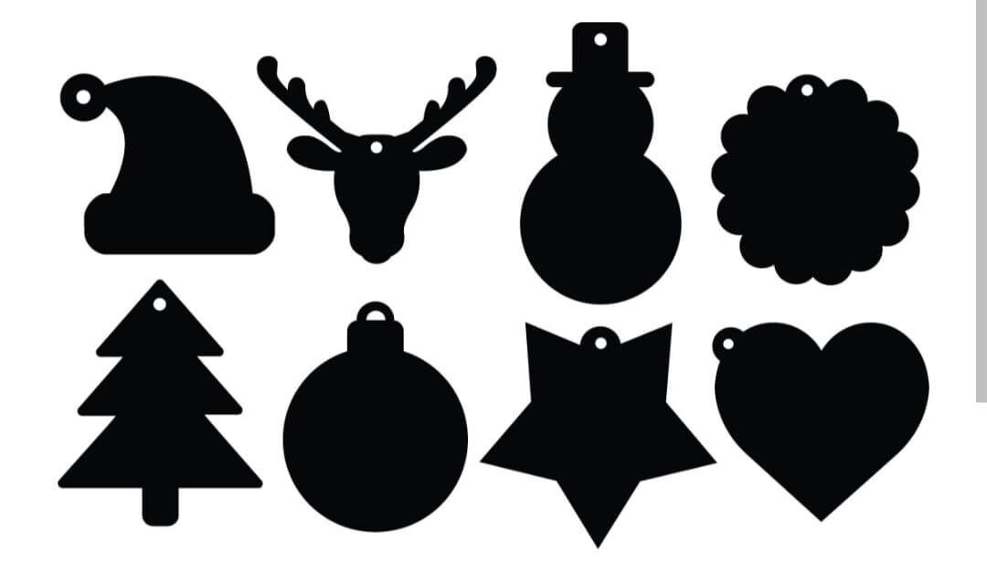 Christmas Gift Tags SVG, Name Tags Cut File (digital Download) - Etsy
