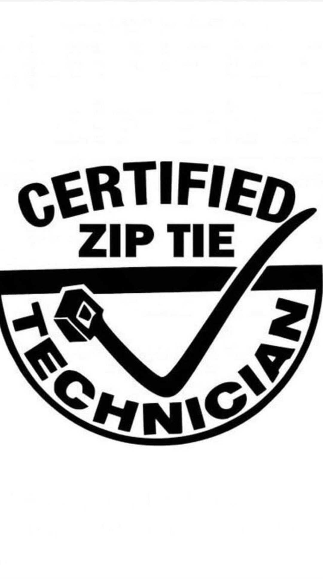 Certified SVG Zip Tie SVG Technician SVG, Instant Svg Download, Zip Tie ...