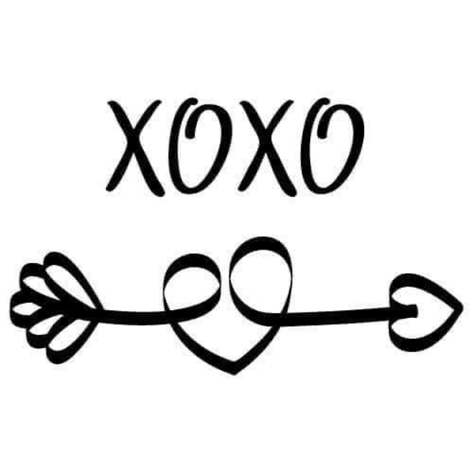 Xoxo Love Arrow SVG File Instant Download, Classic Valentines Day ...