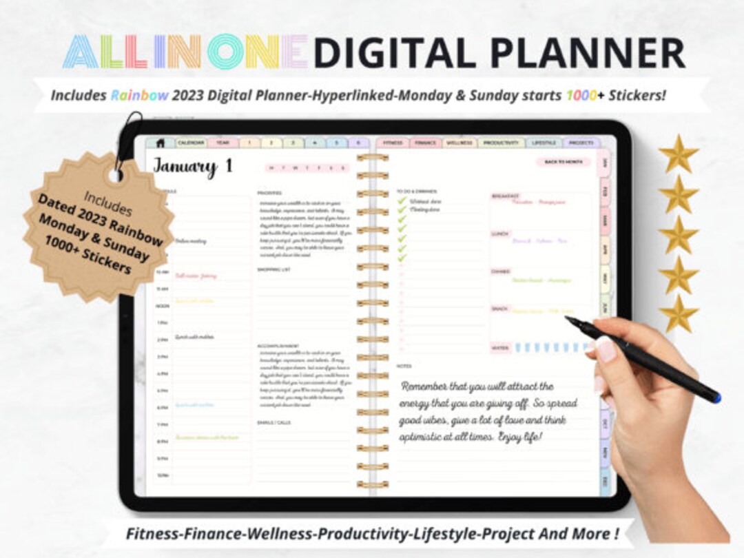 Digital Planner 2023 Digital Planner Digital Planner Goodnotes Planner ...