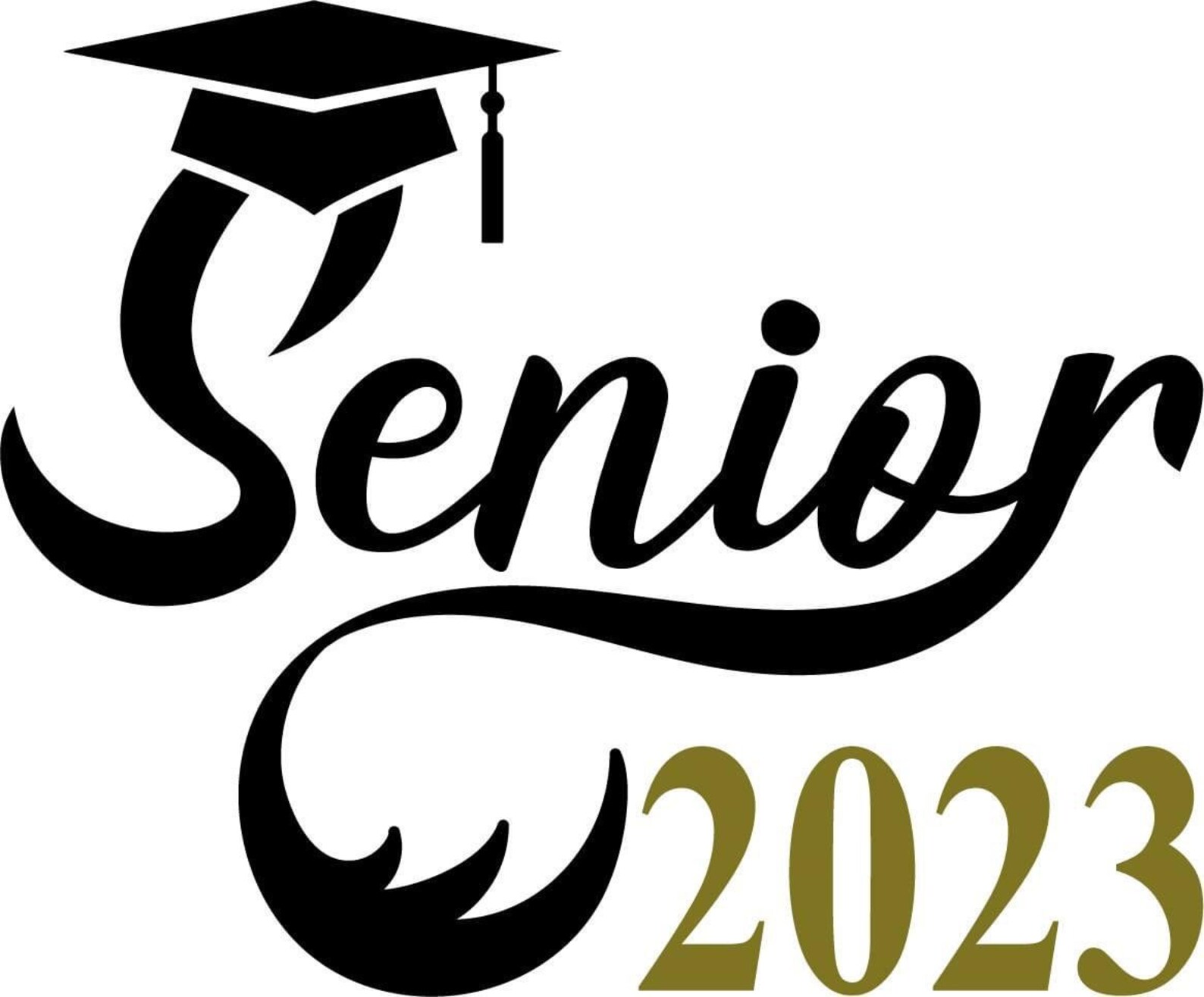 Senior 2023 SVG Grad SVG 2023 Classy Graduate SVG Graduation Designs ...