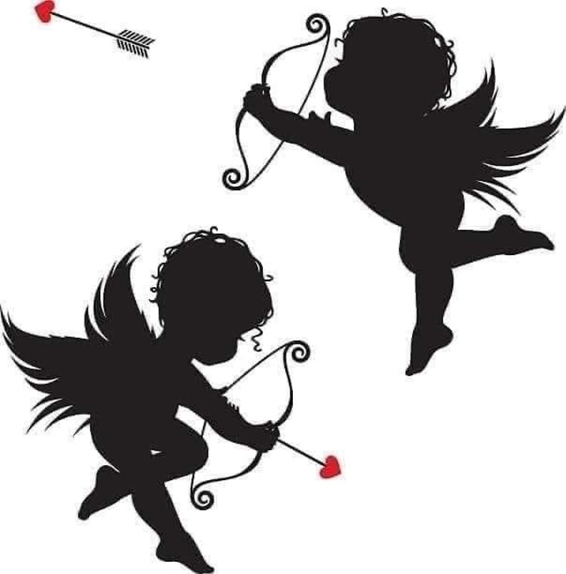 Cupids Arrows SVG File Instant Download, Cupid's Arrows Cut File for ...
