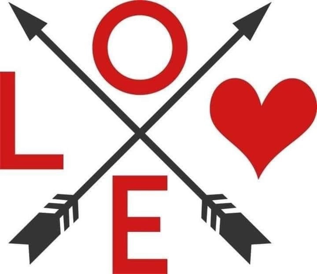 Love Arrows SVG File Instant Download, Valentines Designs Cut File for ...