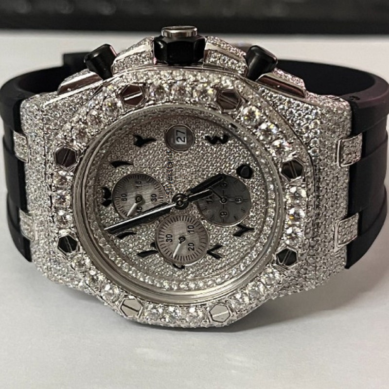 Iced Out Apple Watch Band - Etsy