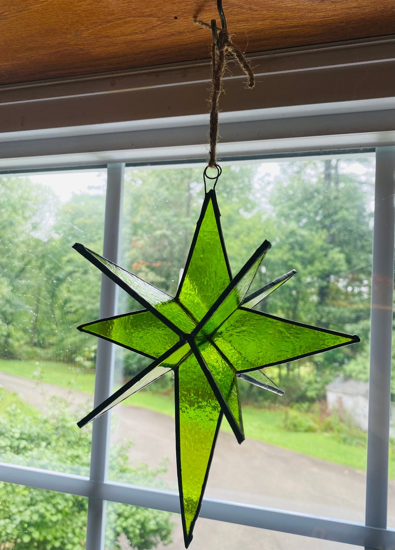 Stained Glass Moravian Star - Etsy