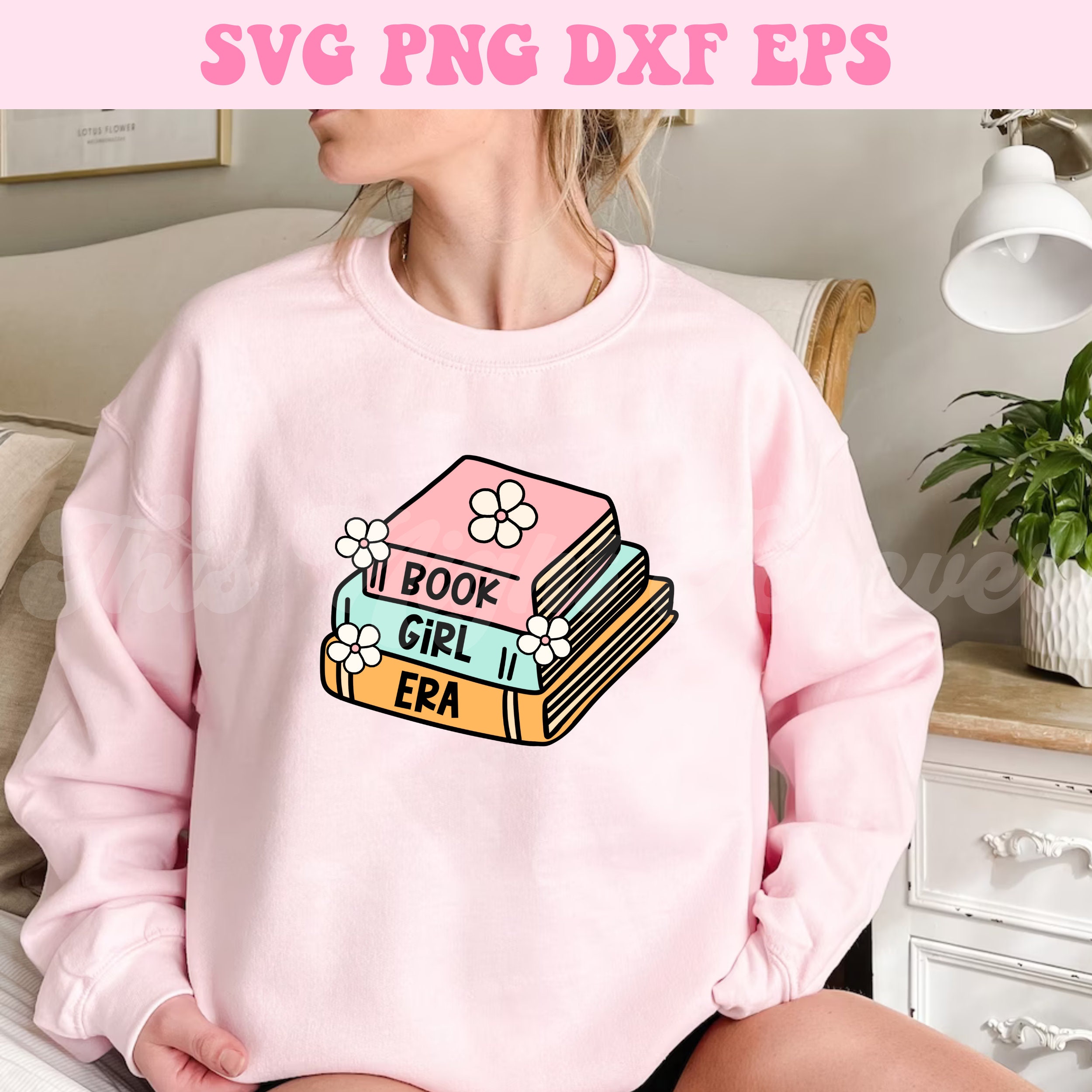 Book Girl Era Svg, Book Quote Svg, Book Lover Svg, Books Svg, Book Girl ...
